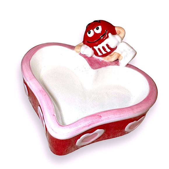 M&M'S | Accents | Mms Valentine Heart Candy Dish By Galerie 20 Vintage ...